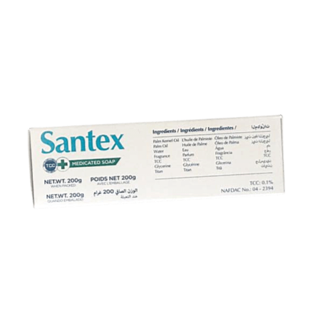 Large Santex medicated soap bar (White) – 200g – New Life Group